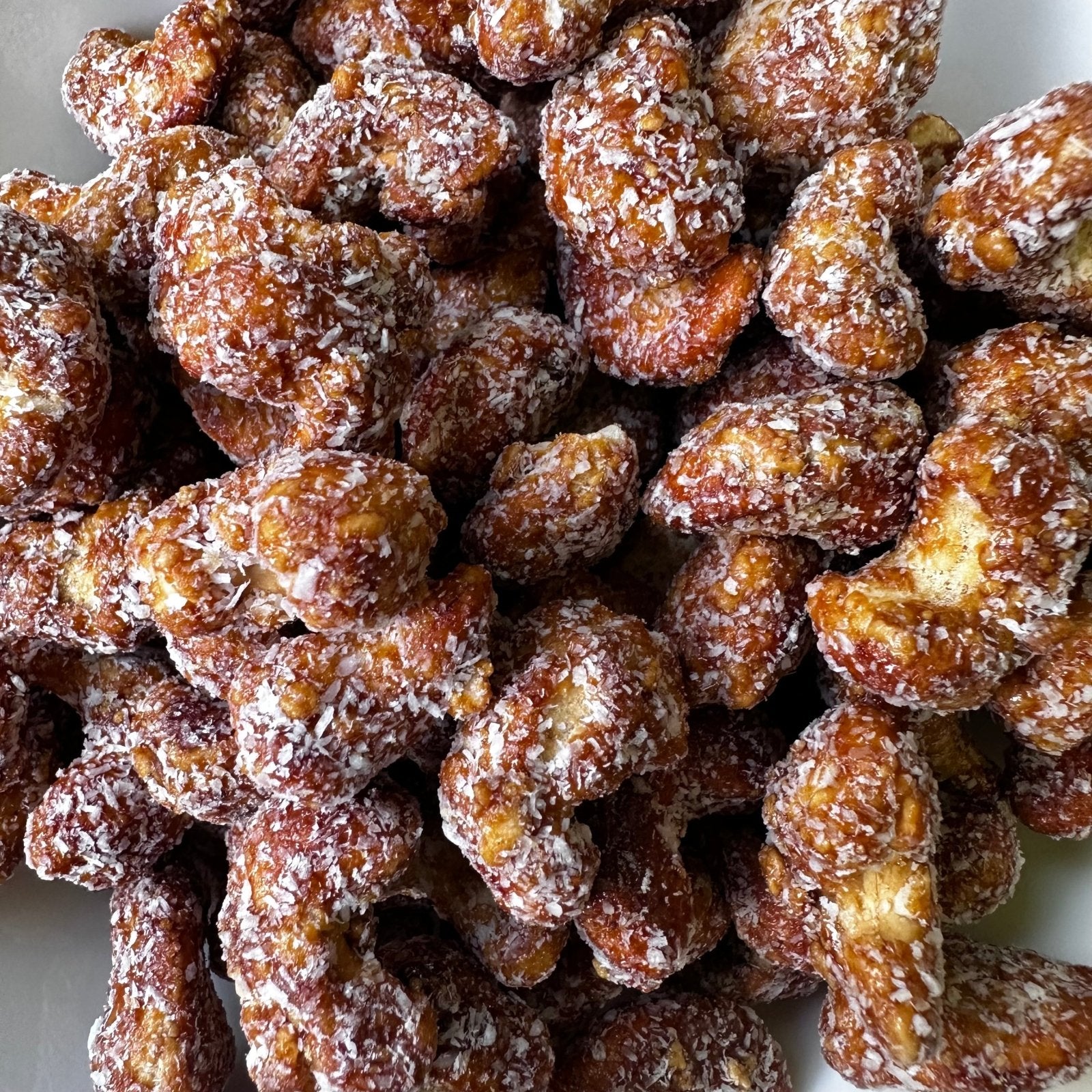 Caramel & Coconut Coated Cashews (1kg) | The Deli